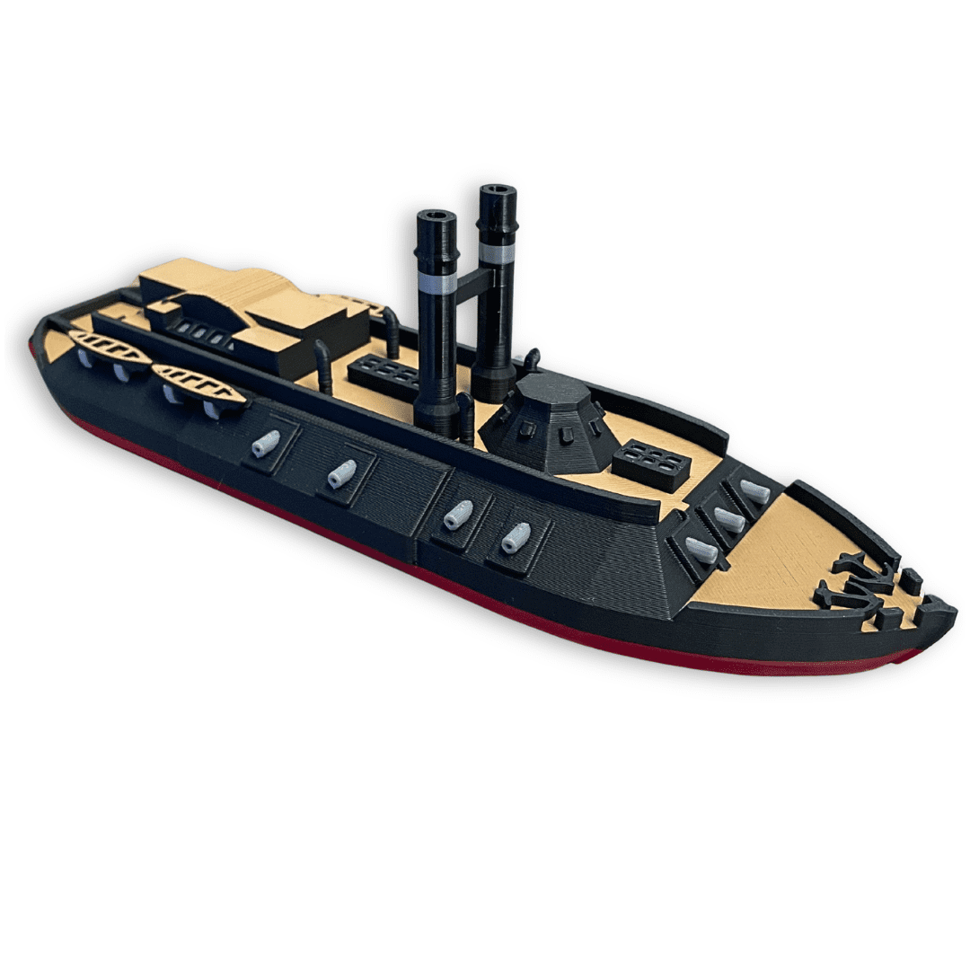 USS Cairo Ironclad Model Ship - 10-Inch Civil War Replica - Union Navy ...