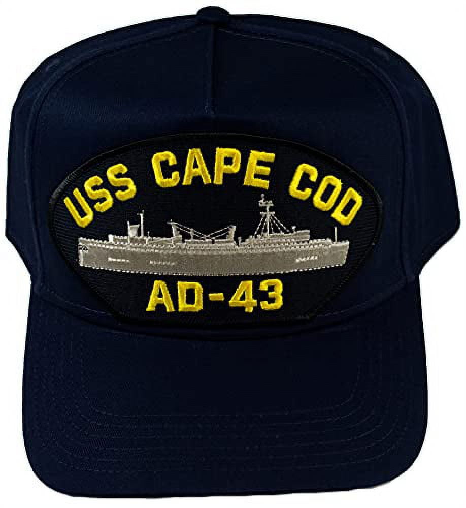 USS Cape COD AD-43 Navy Blue Ship Hat - High Detail & Impact - Veteran ...