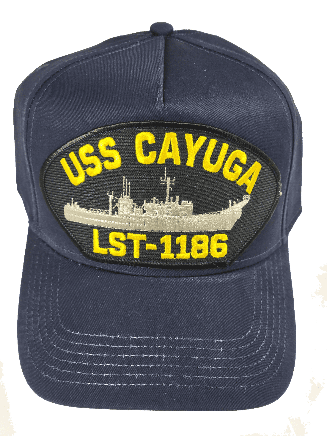 USS Cayuga LST-1186 Ship HAT - Navy Blue - Veteran Owned Business ...