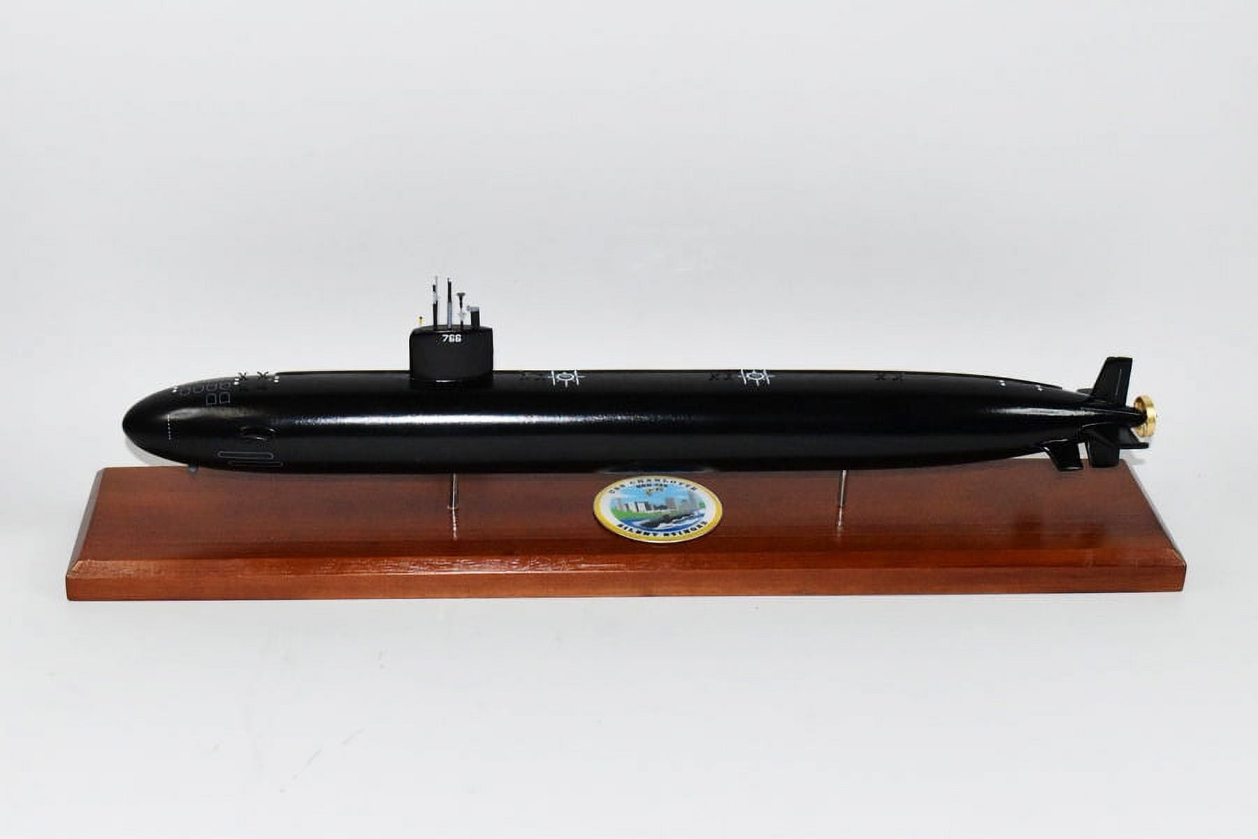 USS Charlotte SSN-766 (Black Hull) Submarine Model,Navy,Scale Model ...