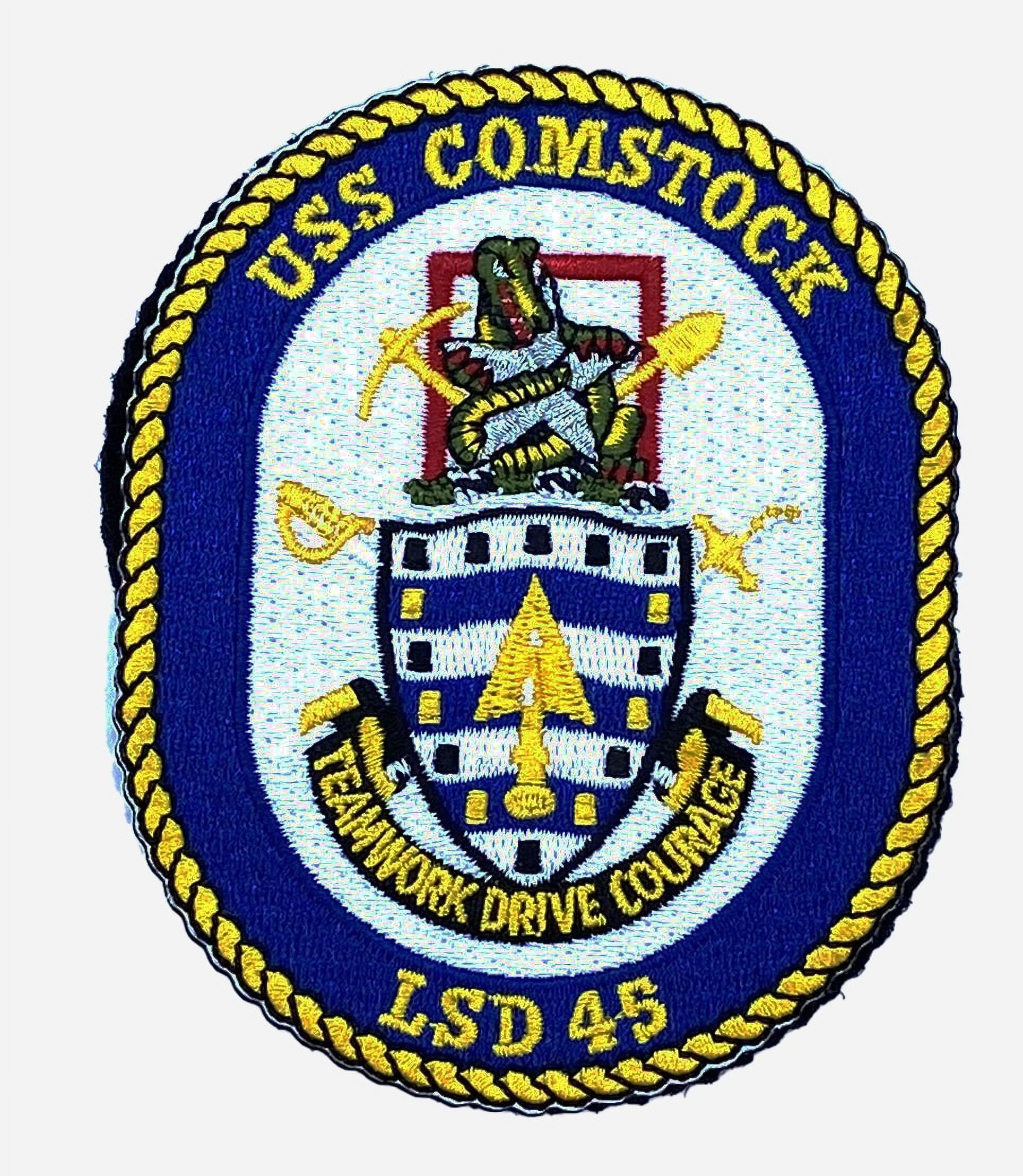 USS Comstock LSD-45 Patch – With Hook and Loop - Walmart.com