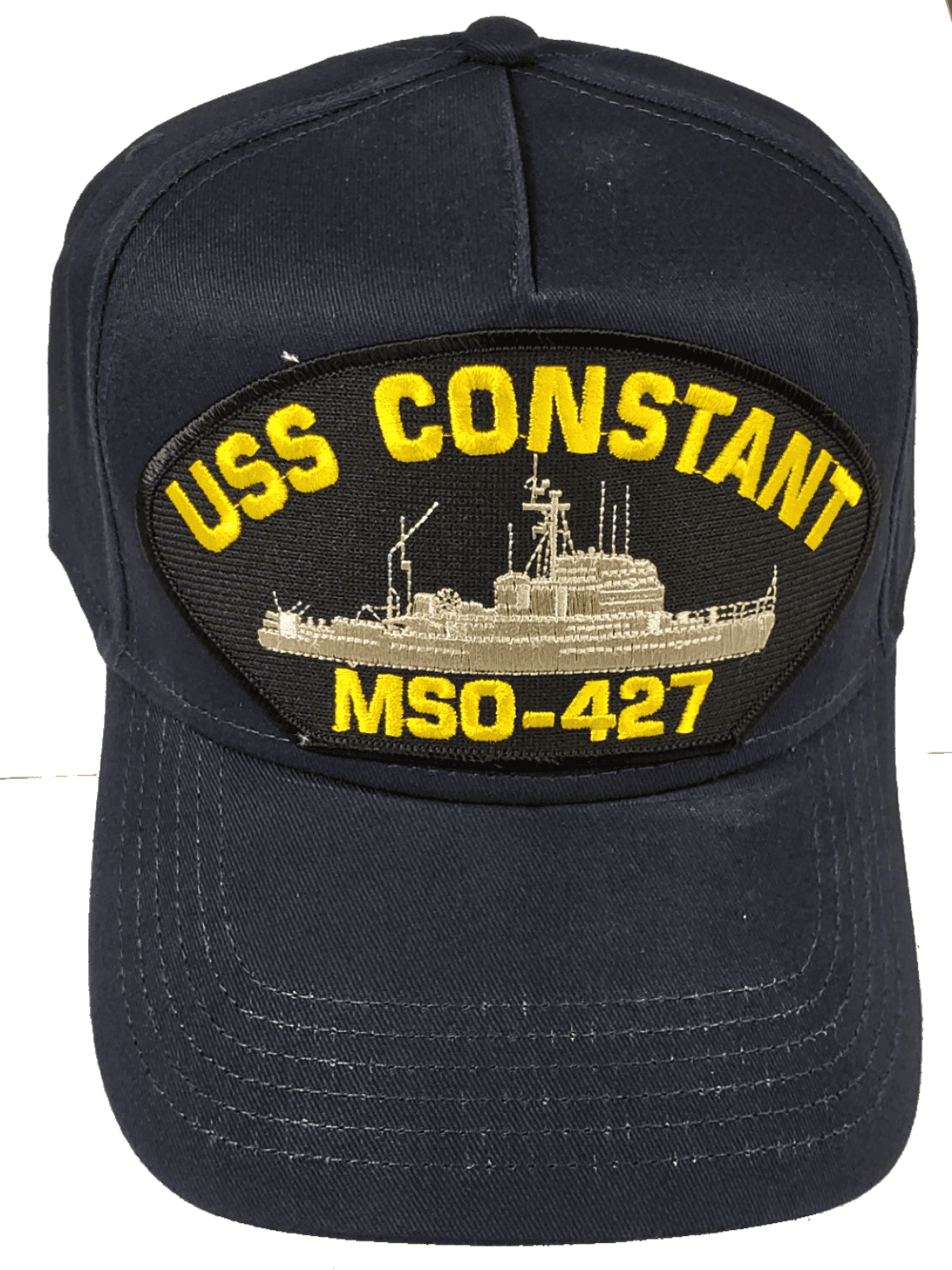 USS Constant MSO-427 Ship HAT - Navy Blue - Veteran Owned Business ...
