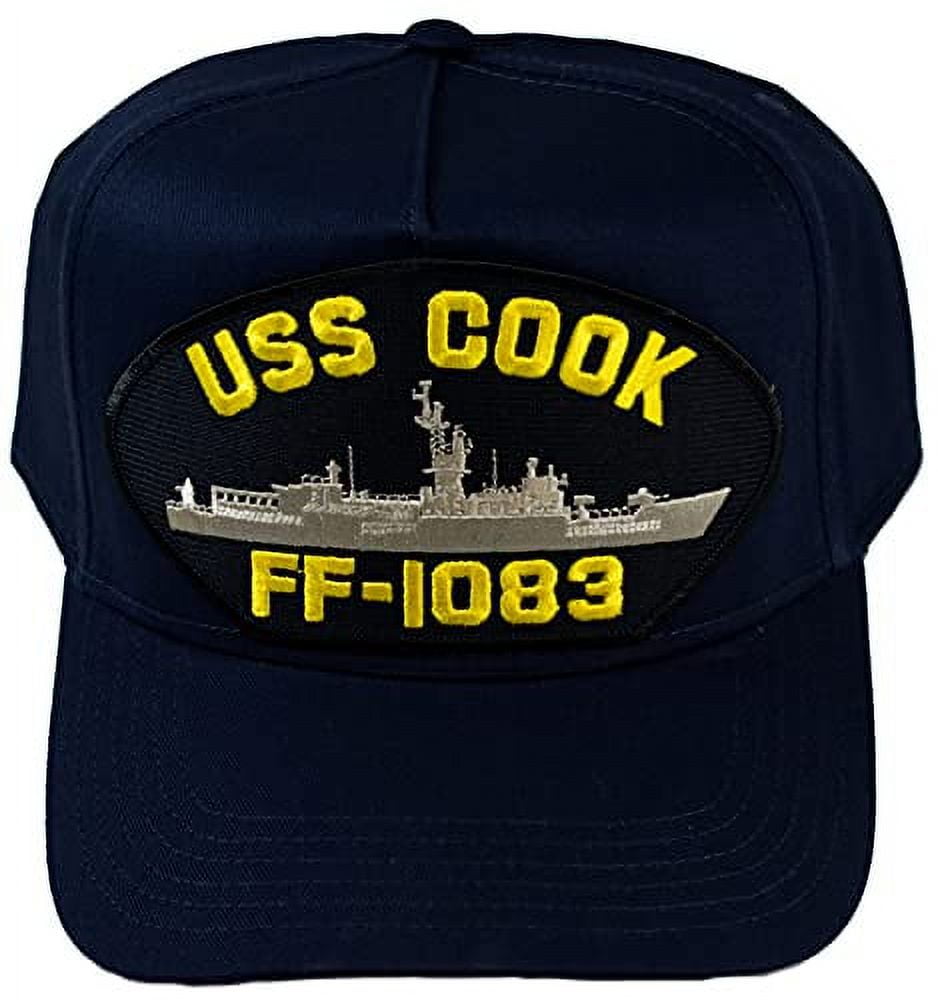 USS Cook FF-1083 Ship HAT - Navy Blue - Veteran Owned Business ...