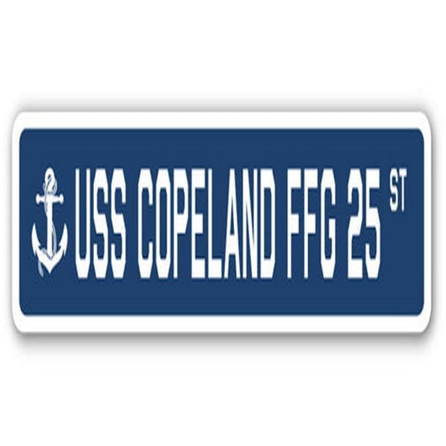 USS Copeland FFG 25 Street Sign - US Navy Ship Veteran Sailor Gift ...