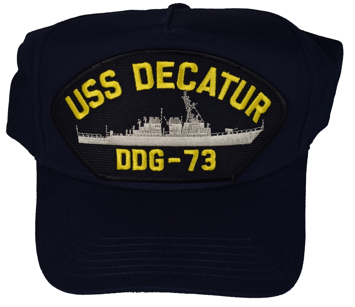 USS DECATUR DDG-73 HAT - NAVY BLUE - Veteran Owned Business - Walmart.com