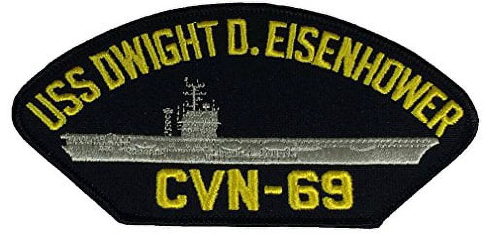 USS DWIGHT D. EISENHOWER CVN-69 PATCH - Multi-colored - Veteran Owned ...