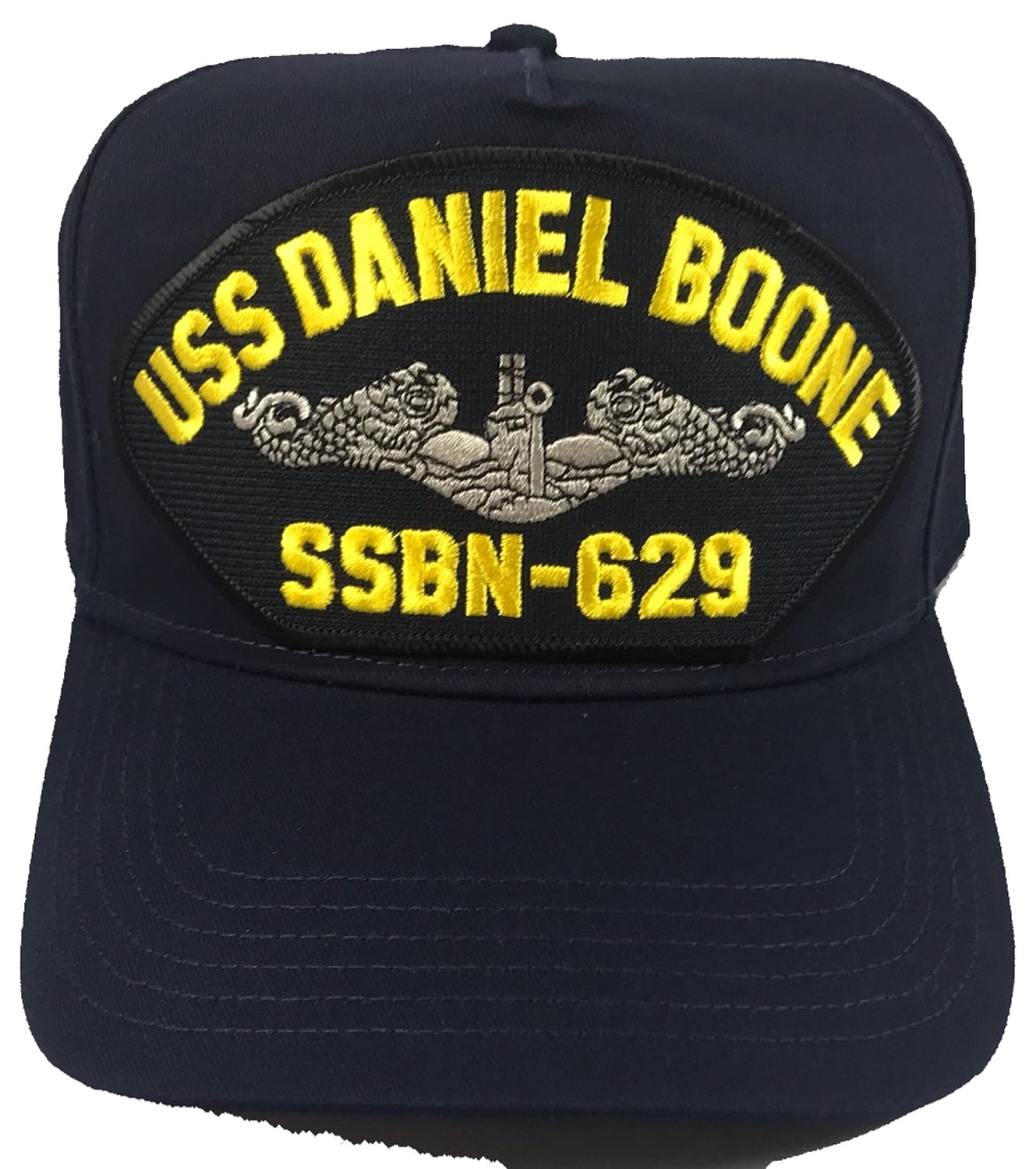 USS Daniel Boone SSBN-629 Ship HAT - Navy Blue - Veteran Owned Business ...