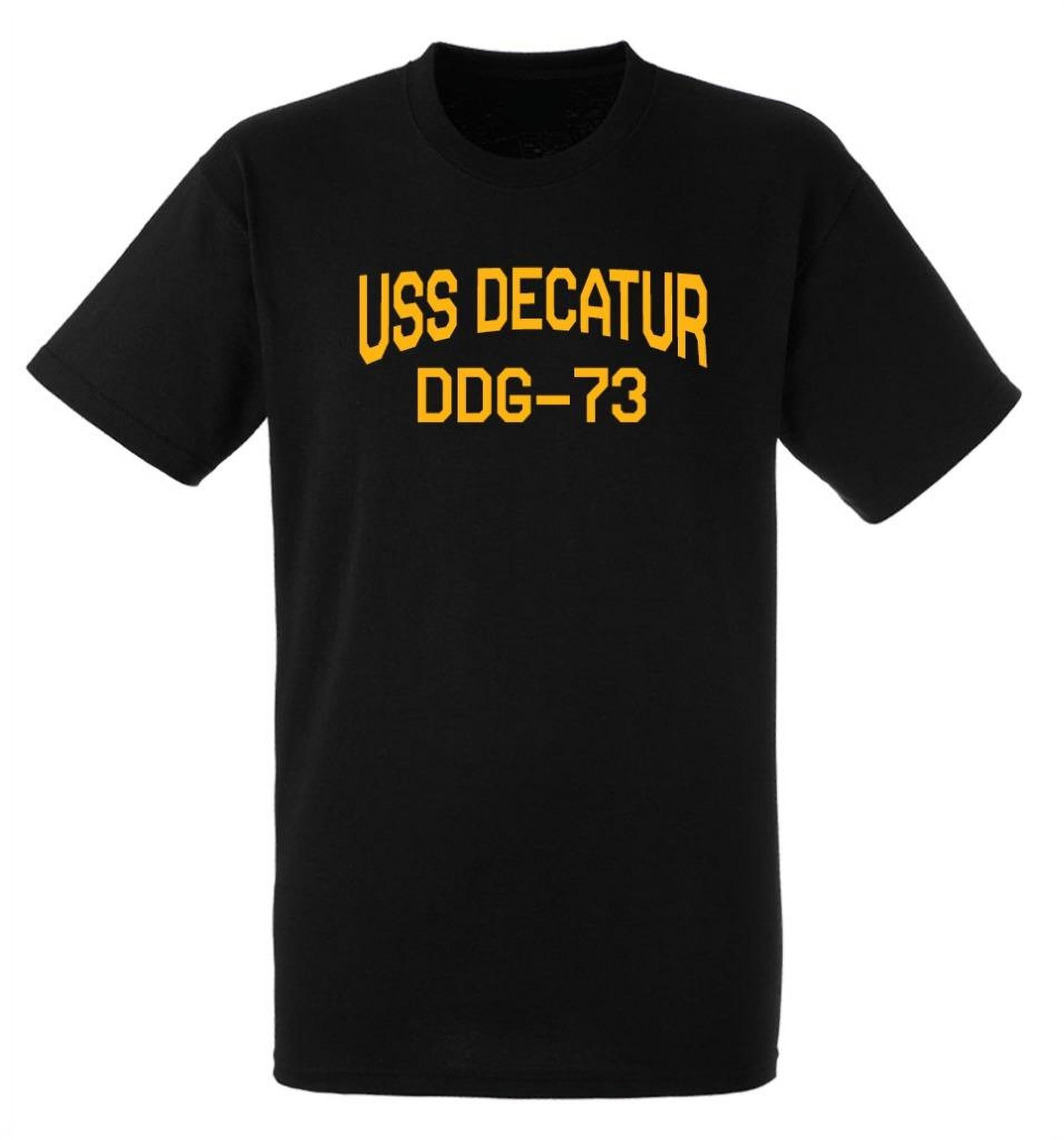 USS Decatur DDG-73 Arleigh Burke Destroyer Naval Warship Short Sleeve ...