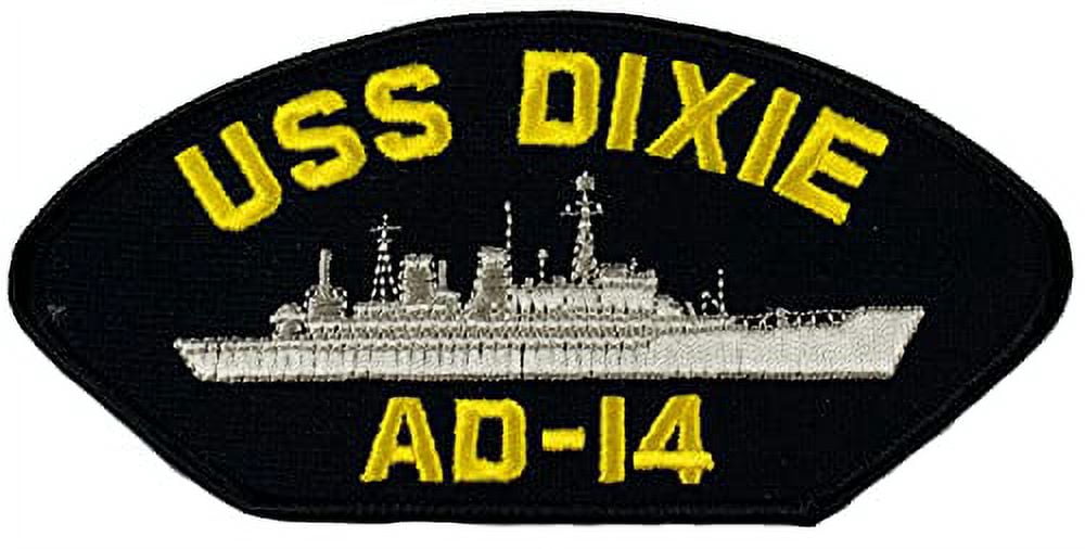 USS Dixie AD-14 Ship Patch - Great Color - Veteran Owned Business ...