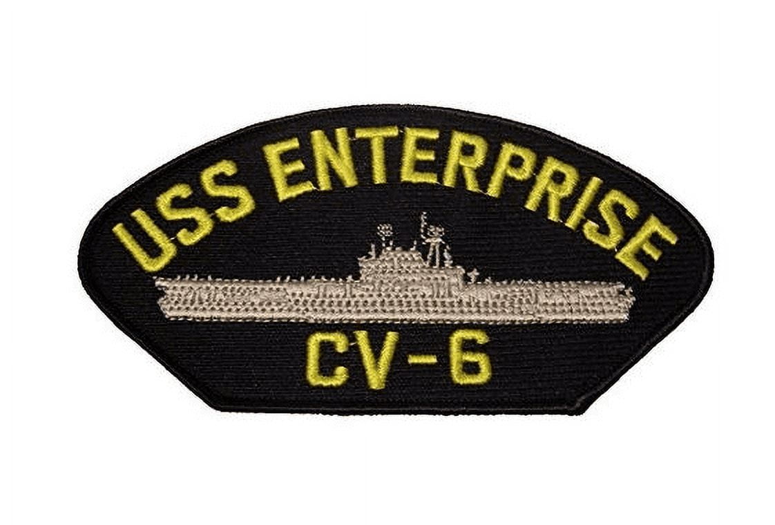 USS ENTERPRISE CV-6 PATCH USN NAVY SHIP BIG E YORKTOWN CLASS AIRCRAFT ...