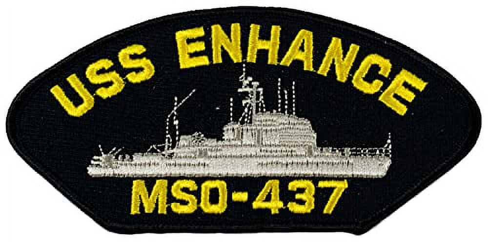 USS Enhance MSO-437 Ship Patch - Great Color - Veteran Owned Business ...