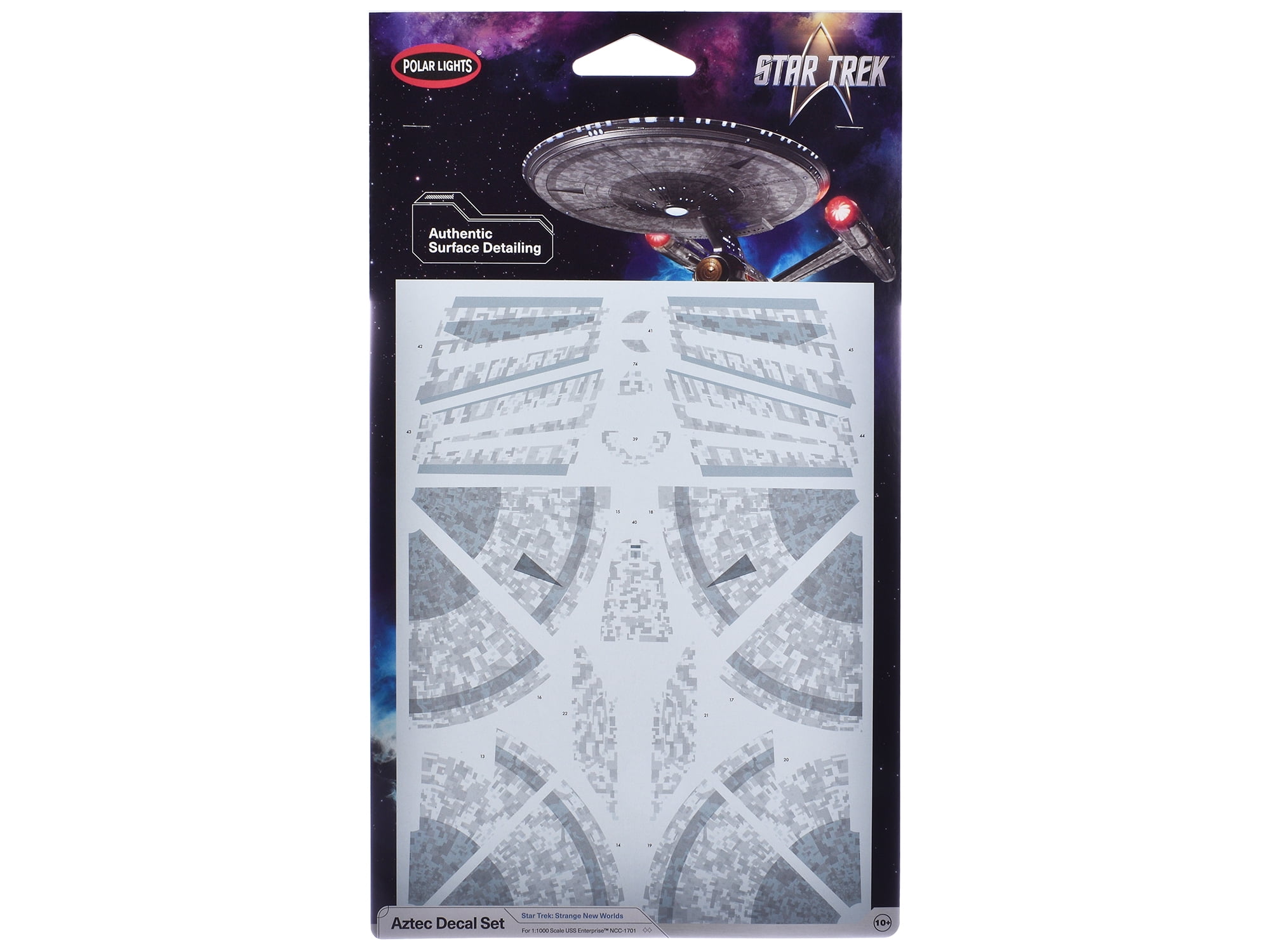 USS Enterprise NCC-1701 Aztec Decal Set "Star Trek: Strange New Worlds ...