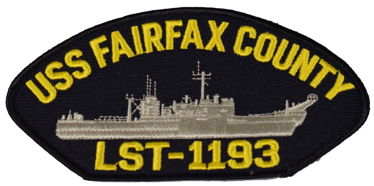 USS FAIRFAX COUNTY LST-1193 SHIP PATCH - GREAT COLOR - Veteran Owned ...