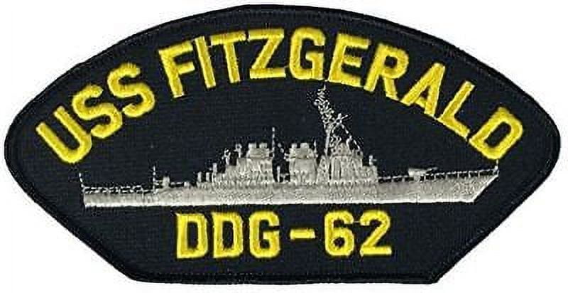 USS FITZGERALD DDG-62 PATCH USN NAVY SHIP ARLEIGH BURKE CLASS DESTROYER ...