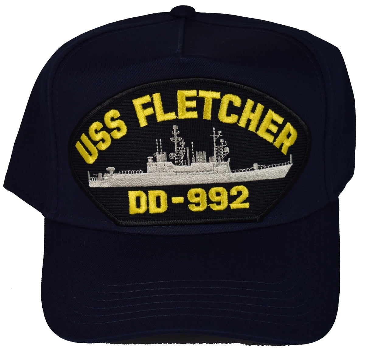 USS FLETCHER DD-992 SHIP HAT - NAVY BLUE - Veteran Owned Business ...