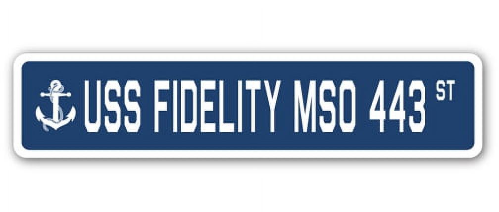 USS Fidelity Mso 443 Street [3 Pack] of Vinyl Decal Stickers | Indoor ...