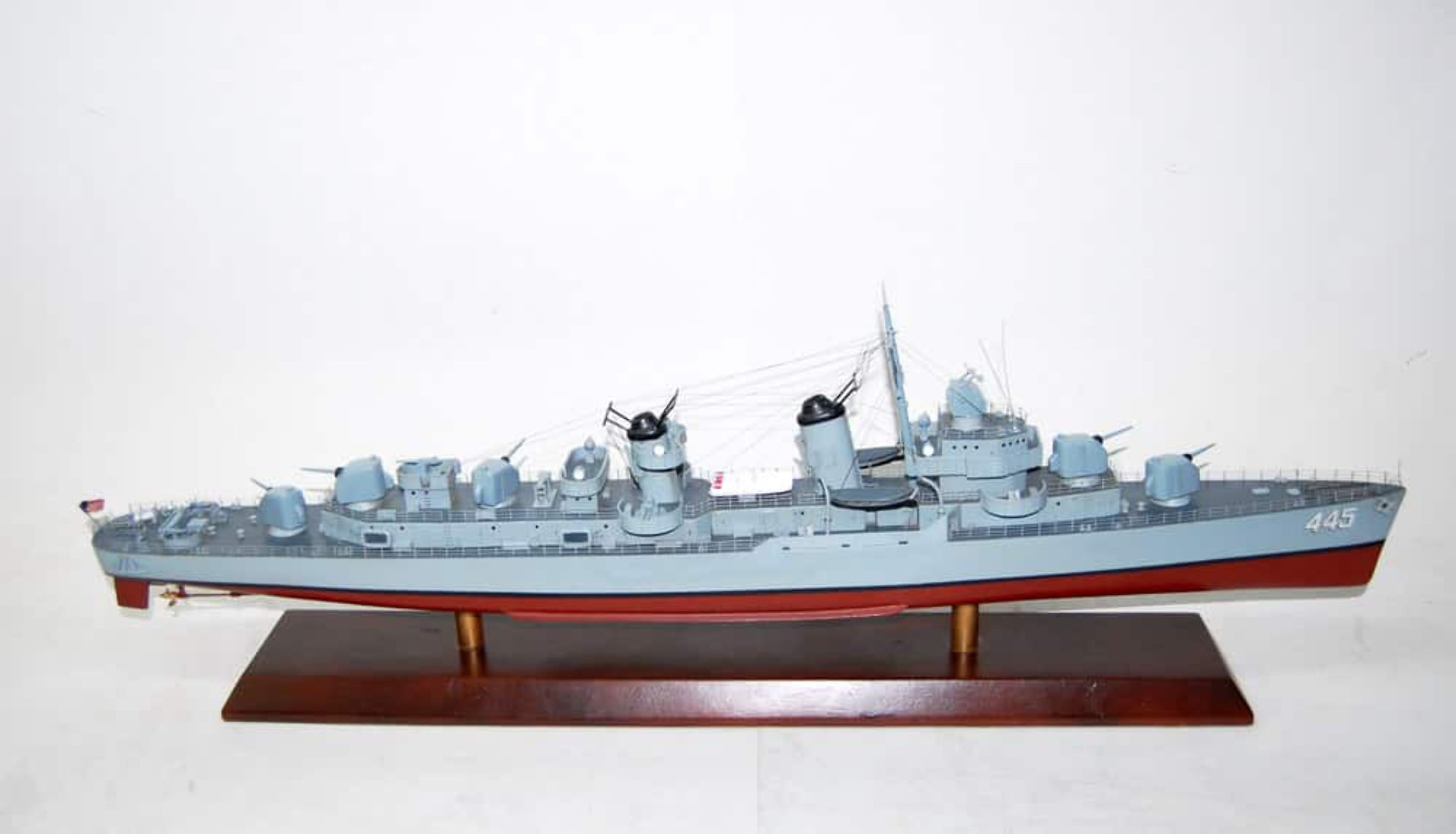 USS Fletcher (DD-445) Destroyer Model,Navy,Scale Model,Fletcher Class ...