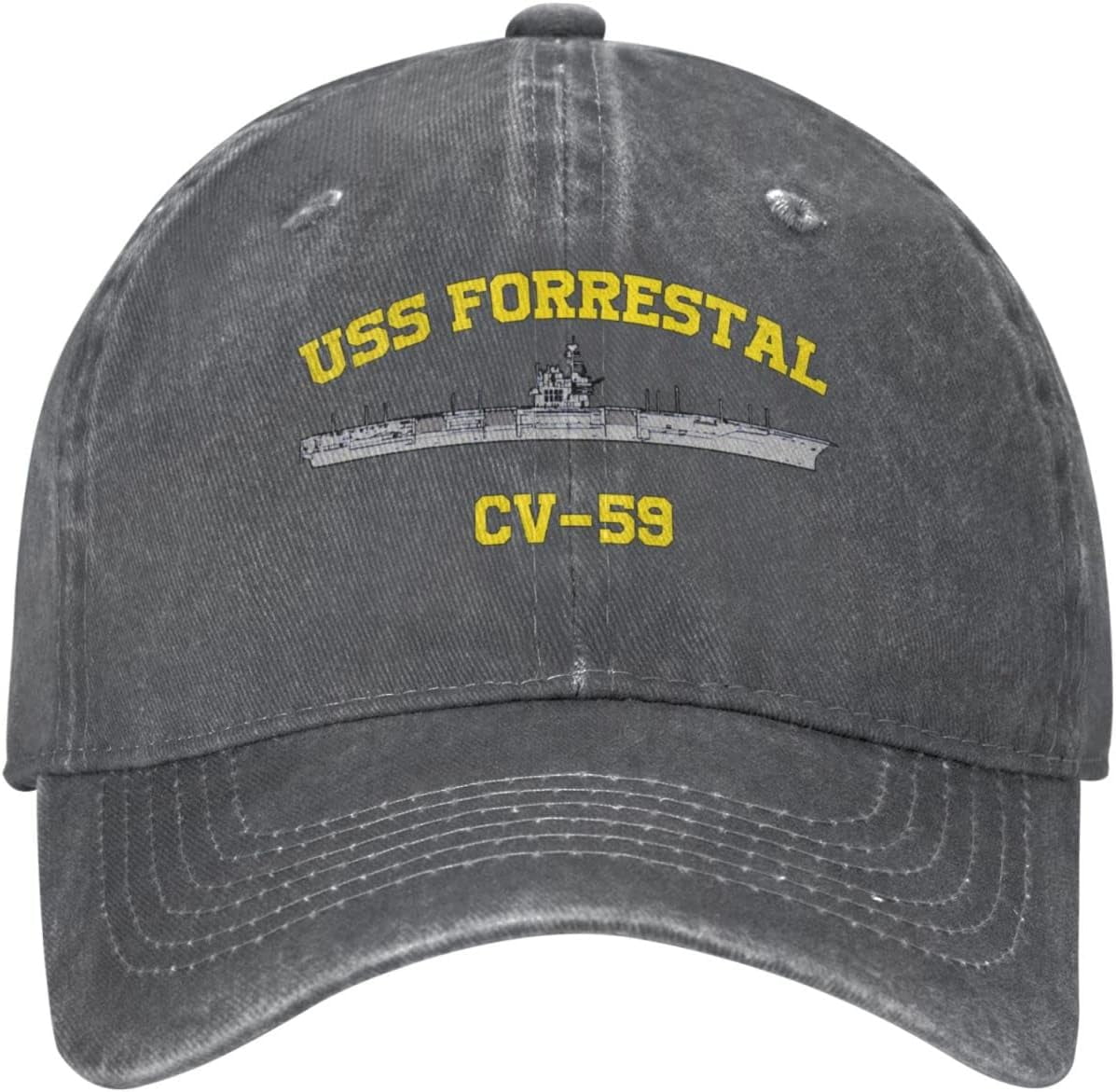 USS Forrestal Cv-59 Baseball Hat, Sun Protection Sun Protection Fishing ...