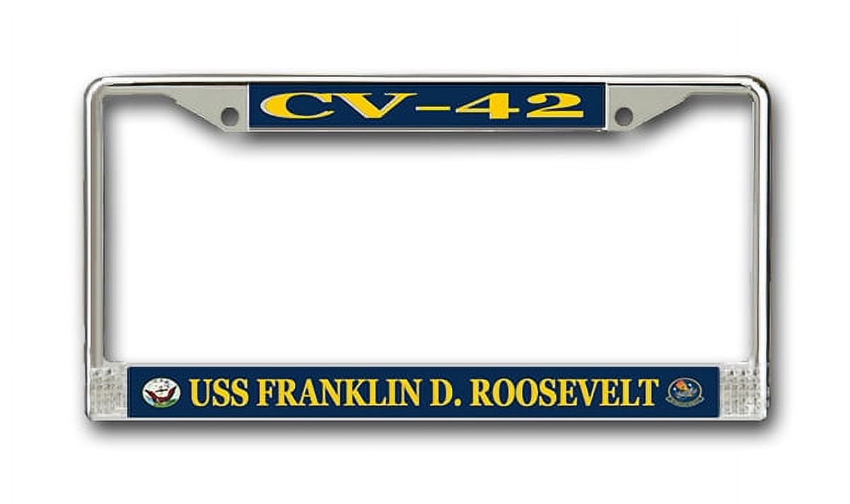 USS Franklin D. Roosevelt CV-42 License Plate Frame - Walmart.com