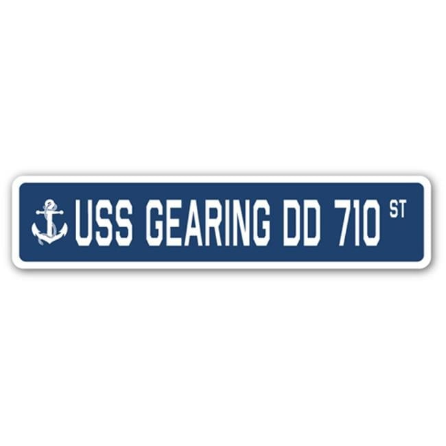 USS GEARING DD 710 Street Sign us navy ship veteran sailor gift ...