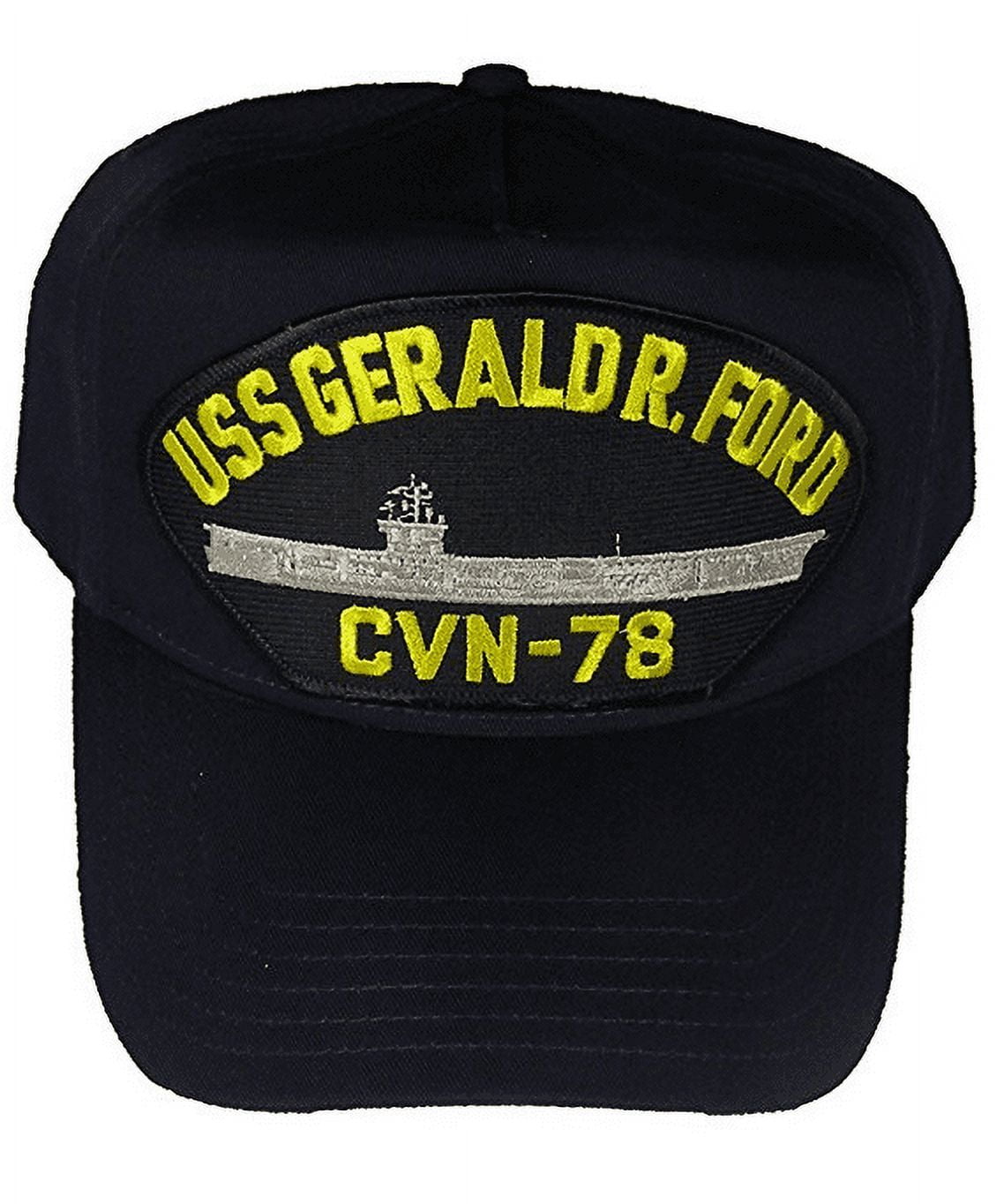 USS GERALD R FORD CVN-78 HAT USN NAVY SHIP SUPER CARRIER - Walmart.com