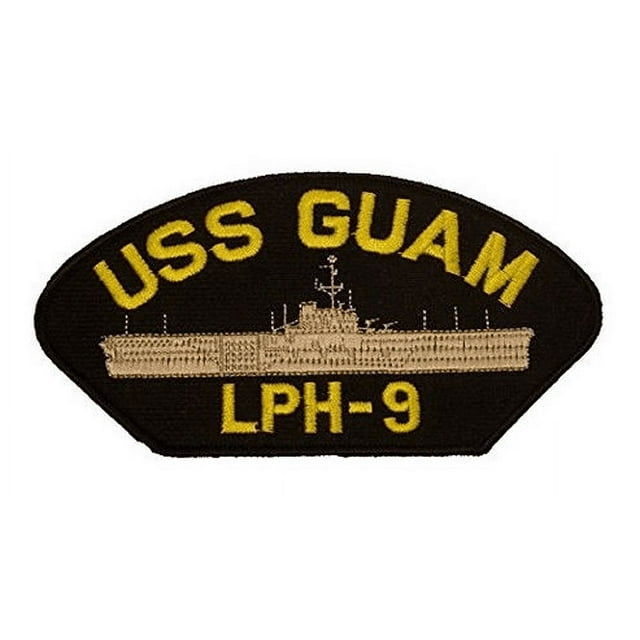 USS GUAM LPH-9 PATCH USN NAVY SHIP IWO JIMA CLASS AMPHIBIOUS ASSAULT ...