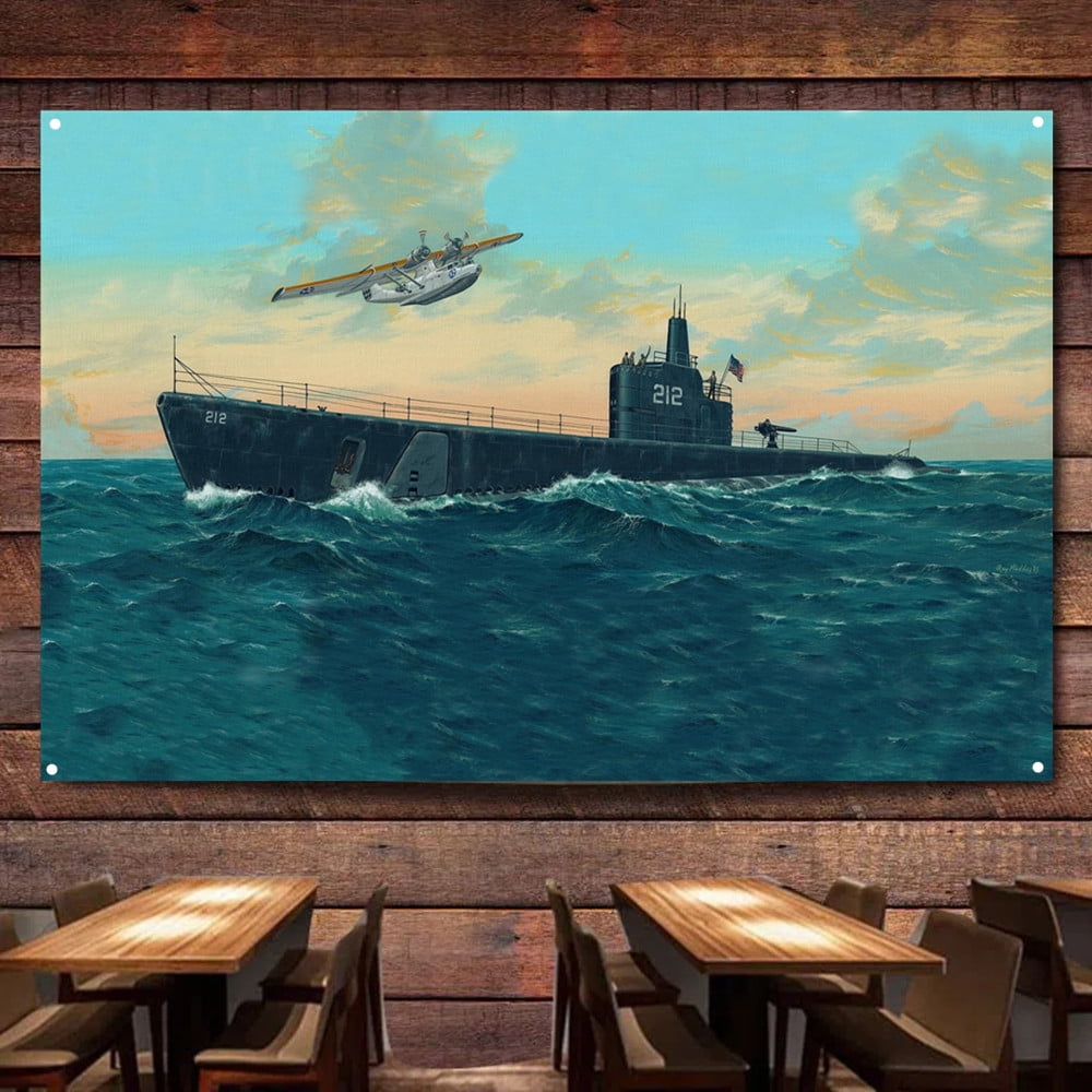 USS Gato SS-212 1941 Submarine Posters & Prints Tapestry Navy ...