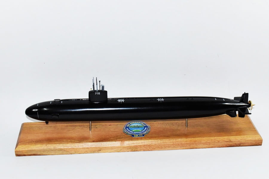 USS Greeneville SSN-772 (Black Hull) Submarine Model,Navy,Scale Model ...