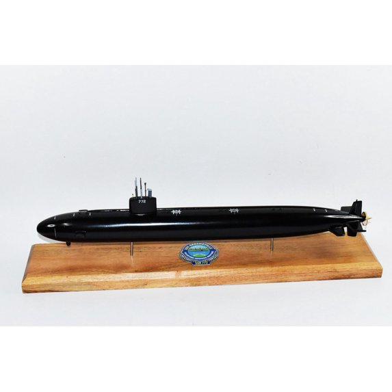 USS Greeneville SSN-772 (Black Hull) Submarine Model,Navy,Scale Model ...