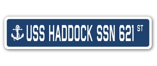 USS HADDOCK SSN 621 Street Sign us navy ship veteran sailor gift ...