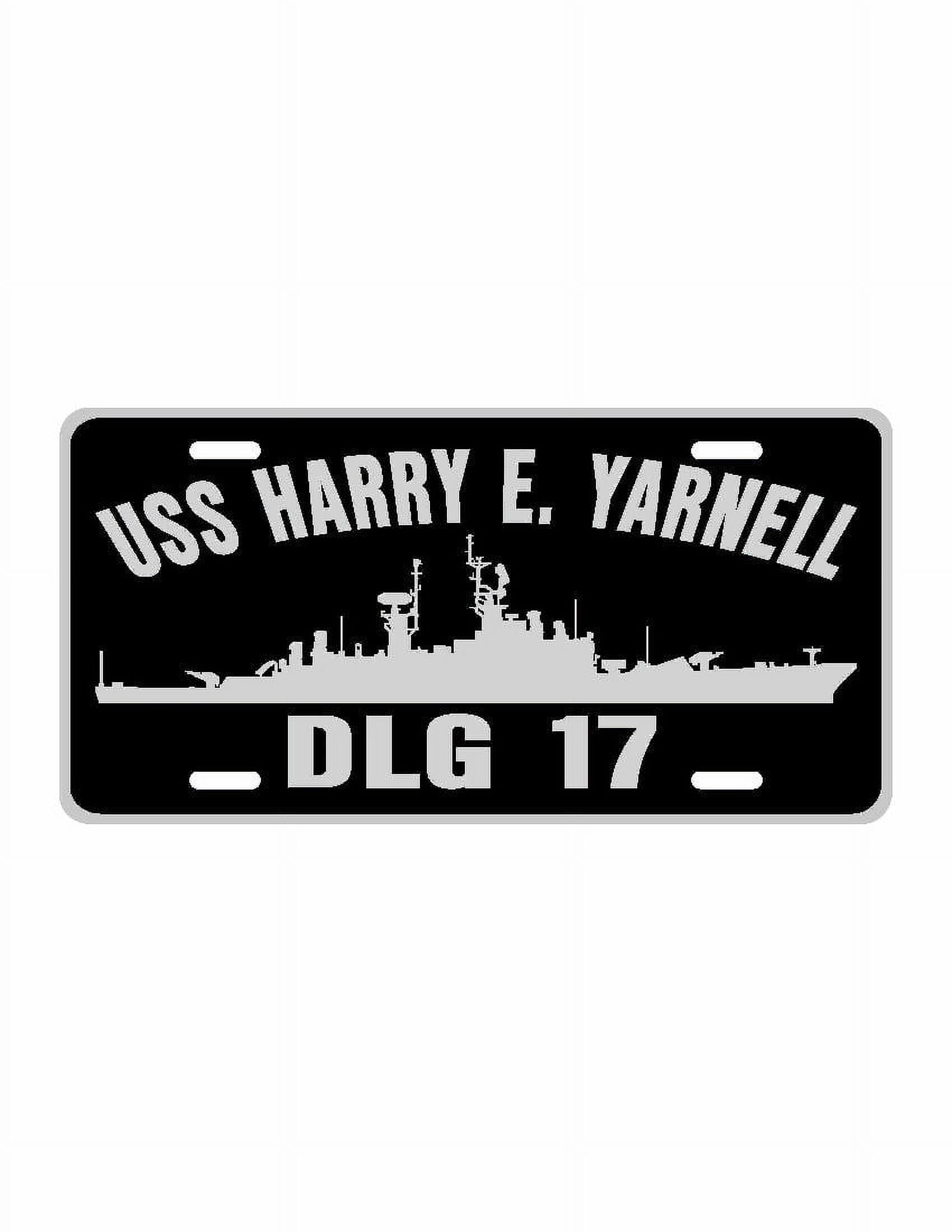 USS HARRY E YARNELL DLG 17 Aluminum License Plate Military Navy USN Car Truck RV PL001 - Walmart.com