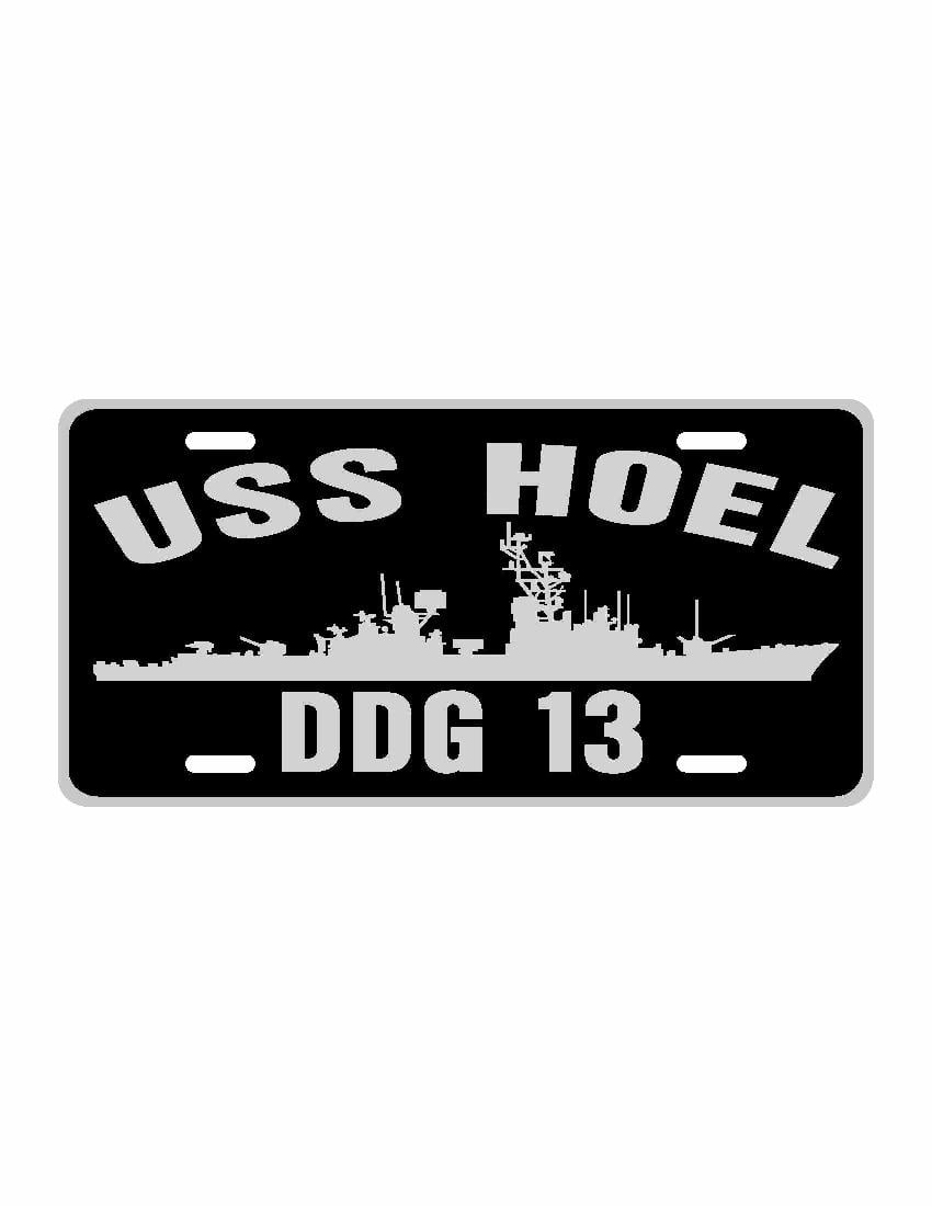 Gorra Béisbol Navy Azul Marino Ajustable Hecha USA USS HOEL DDG-13 U.S ...