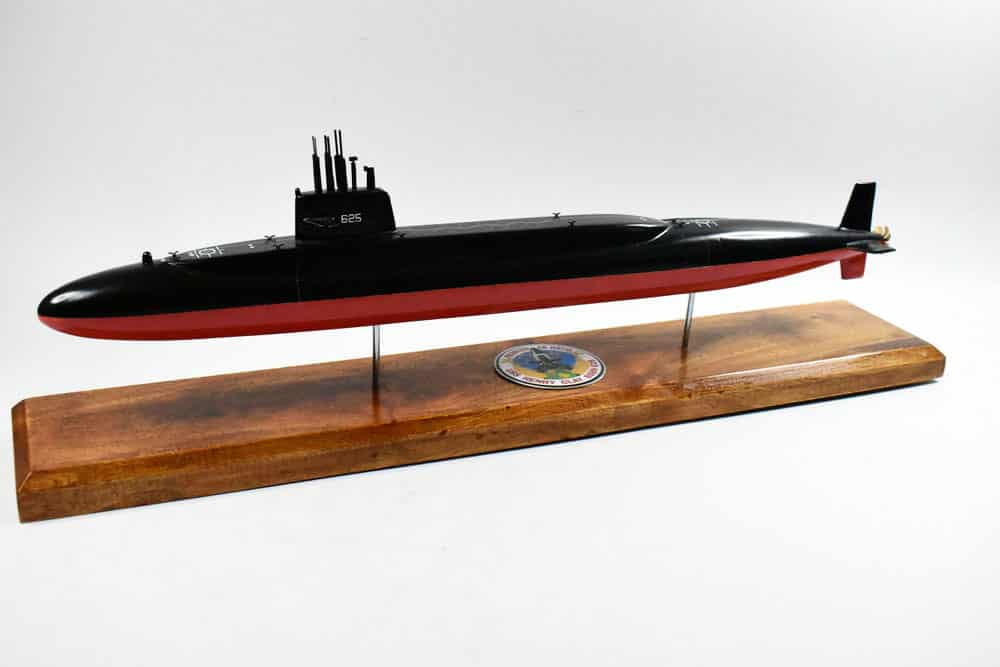 USS Henry Clay SSBN-625 Submarine Model,Navy,Scale Model,Mahogany,20 ...