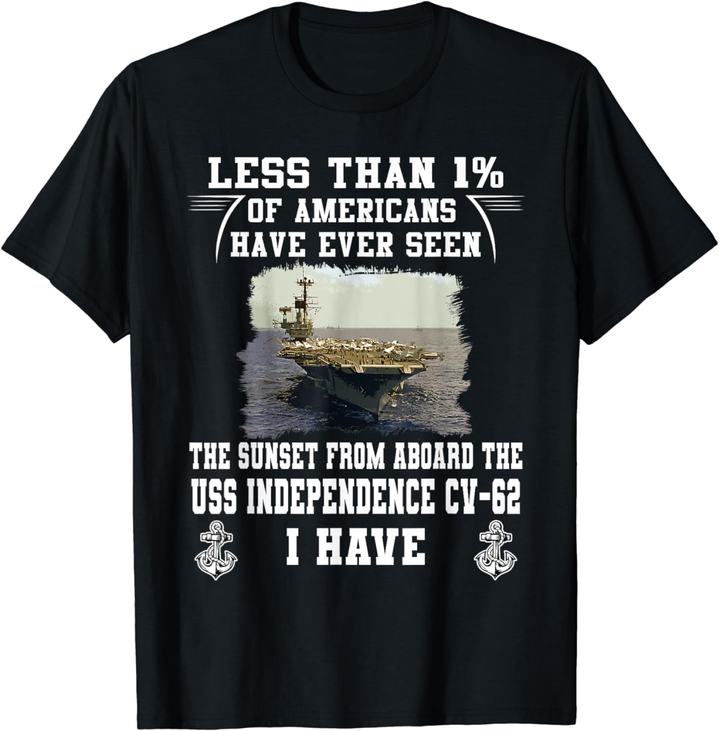 USS Independence CV-62 Aircraft Carrier T-Shirt - Walmart.com