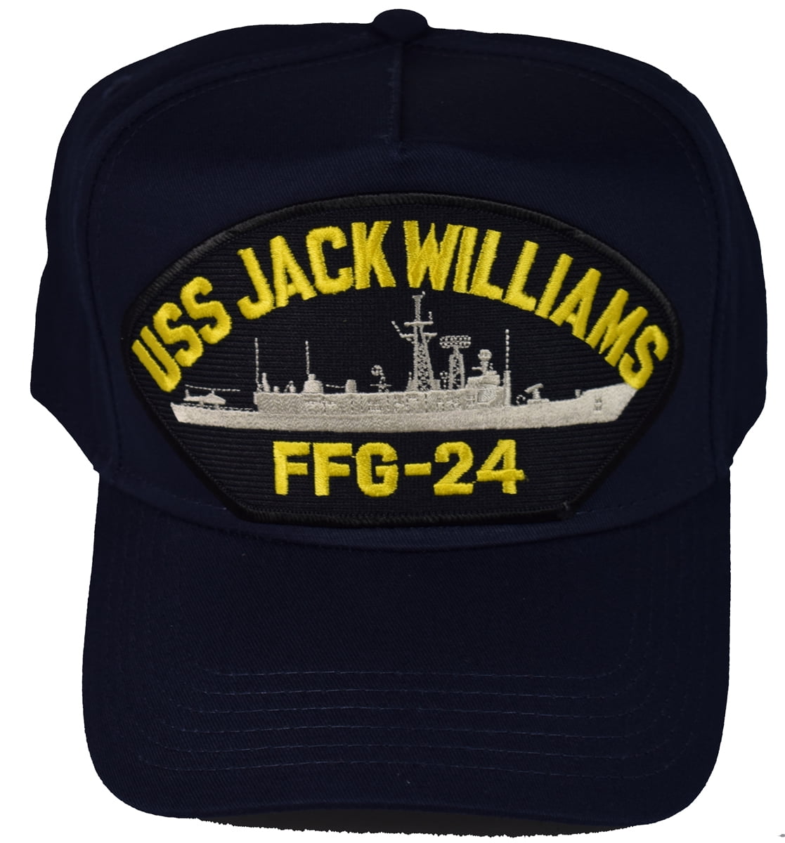 USS JACK WILLIAMS FFG-24 SHIP HAT - NAVY BLUE - Veteran Owned Business ...