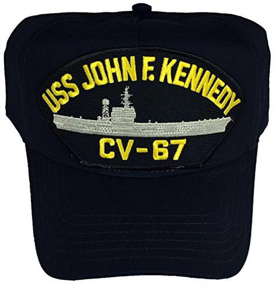 USS JOHN F. KENNEDY CV-67 Hat - NAVY BLUE - Veteran Owned Business ...