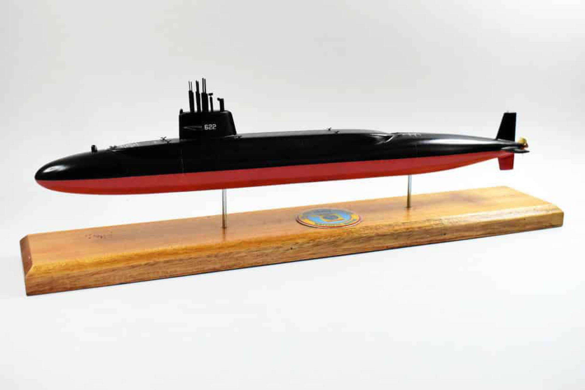 USS James Monroe SSBN-622 Submarine Model,Navy,Scale Model,Mahogany,20 ...