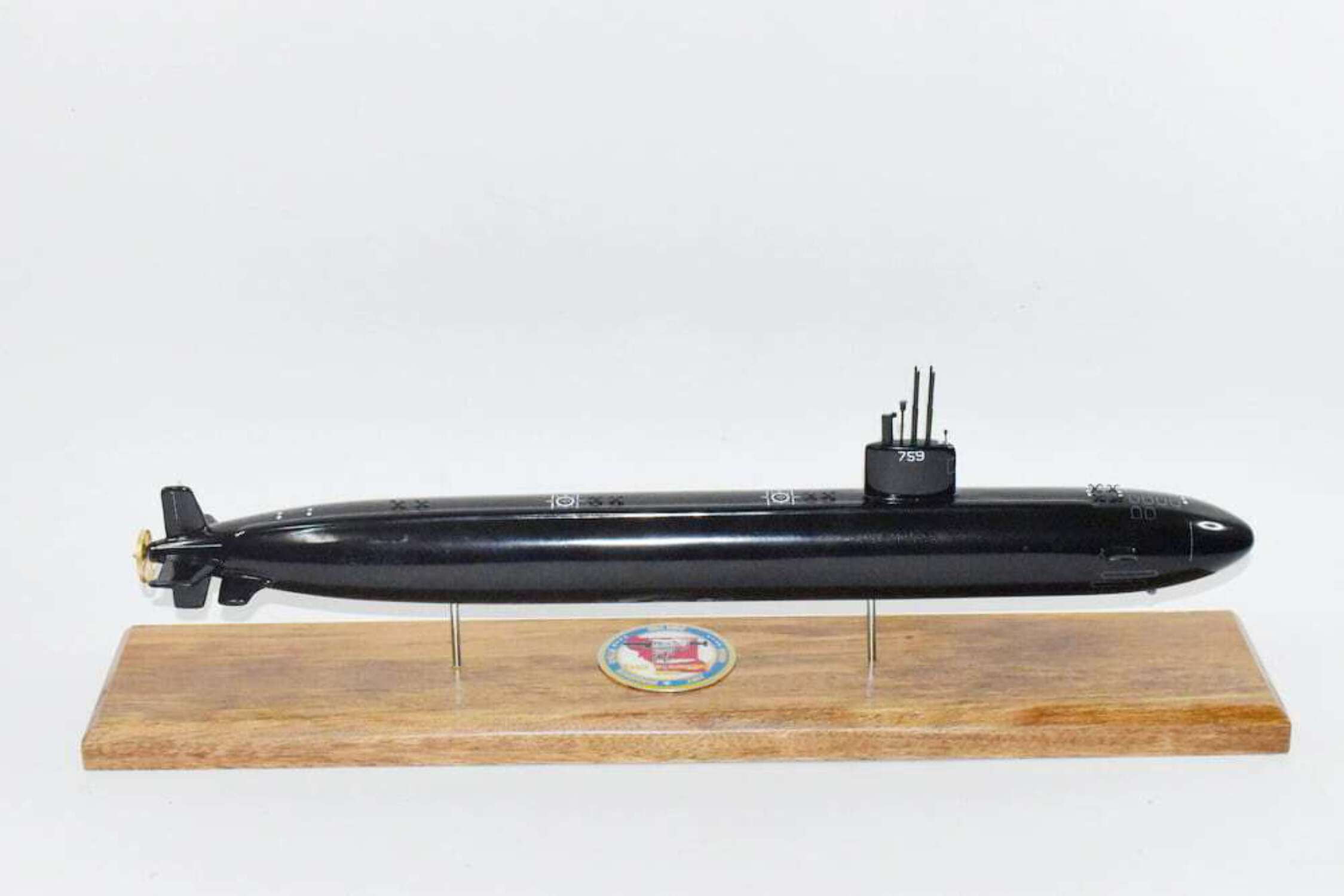 USS Jefferson City SSN-759 (Black Hull) Submarine Model, US Navy, Scale ...