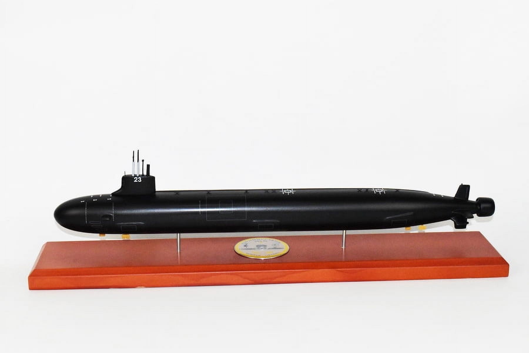 USS Jimmy Carter (SSN-23) Submarine,Navy,Scale Model,Mahogany,20 inch ...