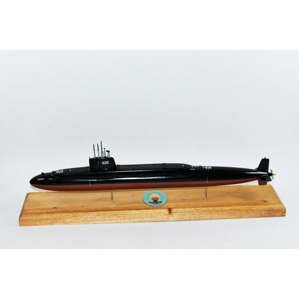 USS John Adams SSBN-620 Submarine Model,Navy,Scale Model,Mahogany,20 inch,Lafayette Class ...