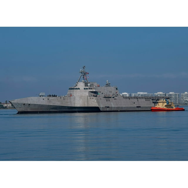 Uss Kansas City Lcs-22 Navy Ship Glossy Poster Picture Photo Print ...