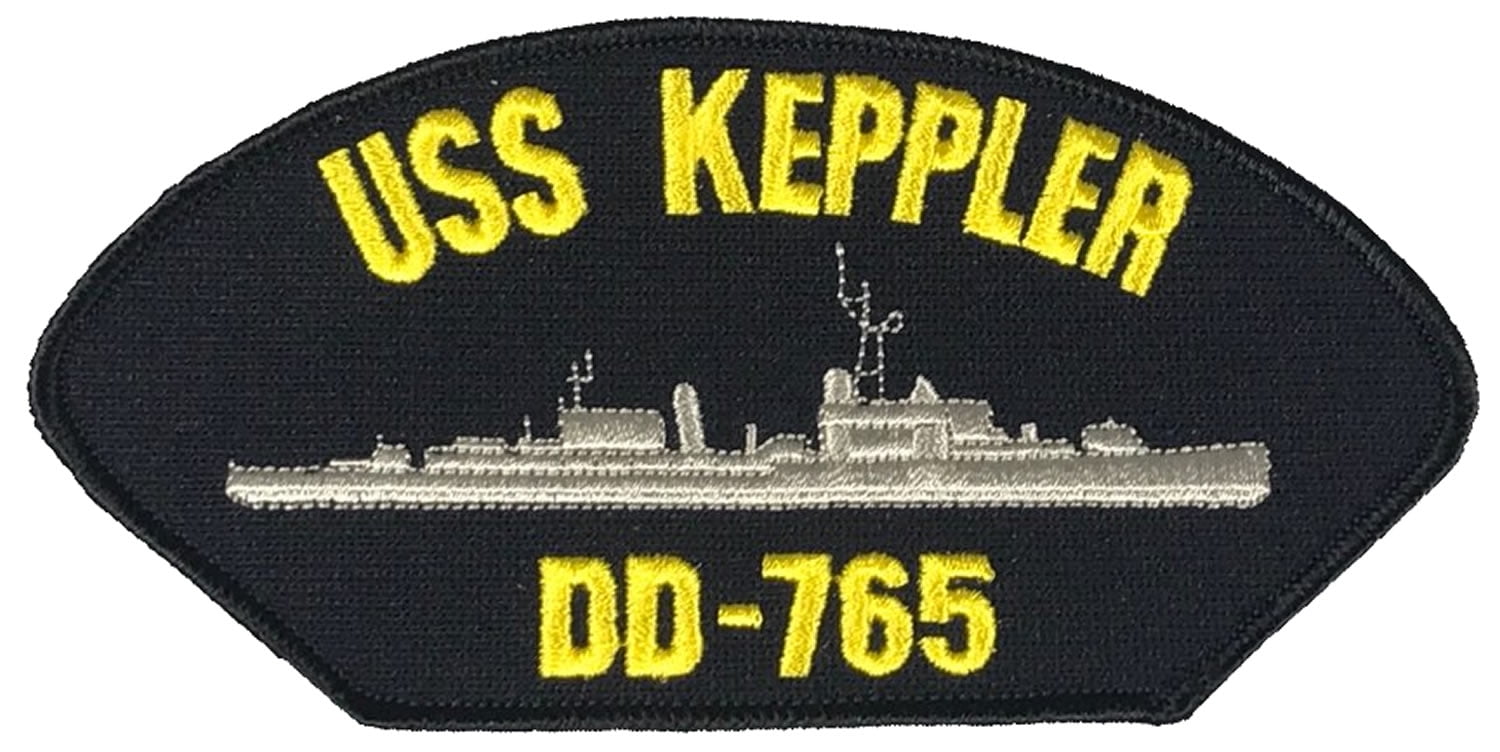 USS KEPPLER DD-765 SHIP PATCH - GREAT COLOR - Veteran Owned Business ...