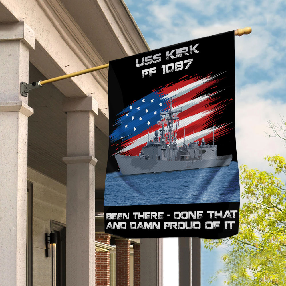 USS-KIRK-FF-1087 Veterans Day, Flag Ship 4th of July , Patriotic Flag ...