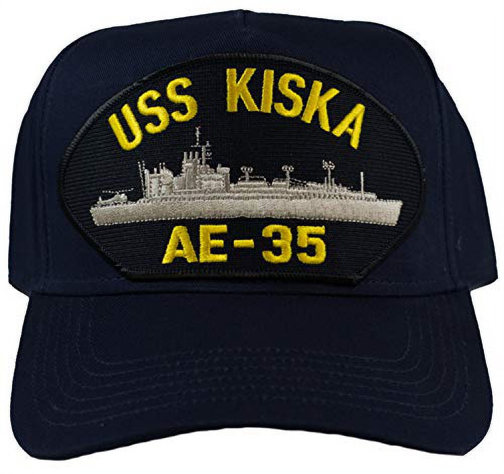 USS KISKA AE-35 Ship HAT - Navy Blue - Veteran Owned Business - Walmart.com