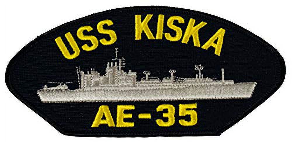 USS KISKA AE-35 Ship Patch - Great Color - Veteran Owned Business ...