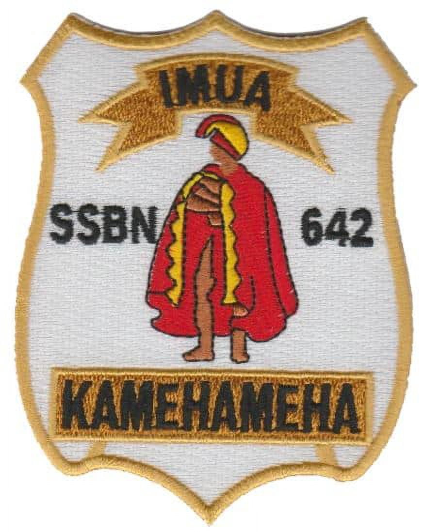 USS Kamehameha SSBN-642 Patch – Plastic Backing/ Sew On, 4" - Walmart.com