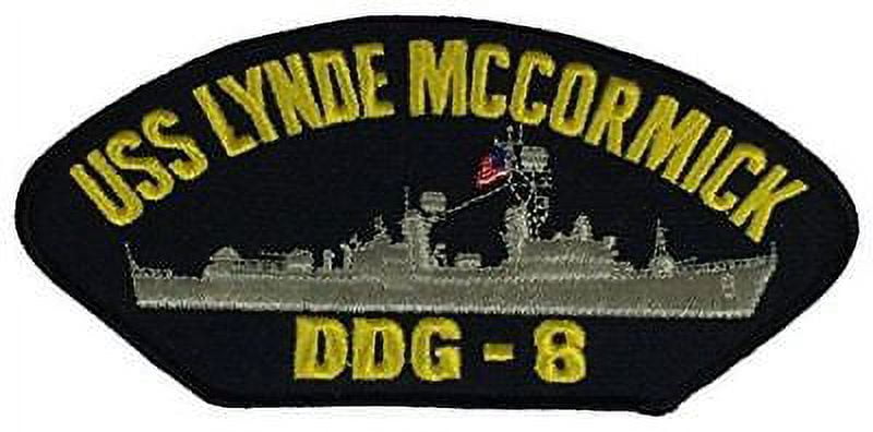 USS LYNDE MCCORMICK DDG-8 PATCH USN NAVY SHIP CHARLES ADAMS CLASS ...