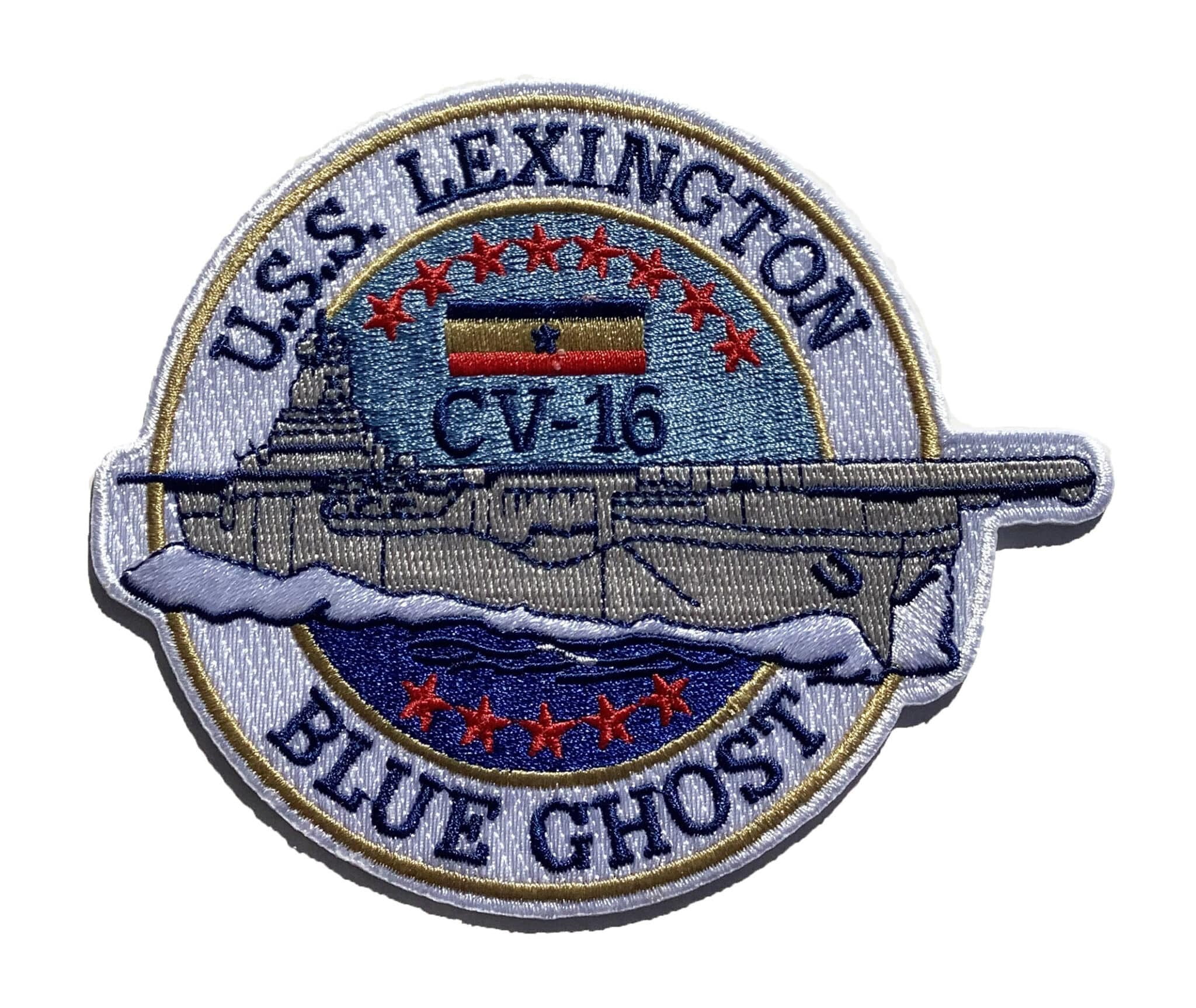 USS Lexington CV-16 Blue Ghost Patch – Sew On, 4 - Walmart.com