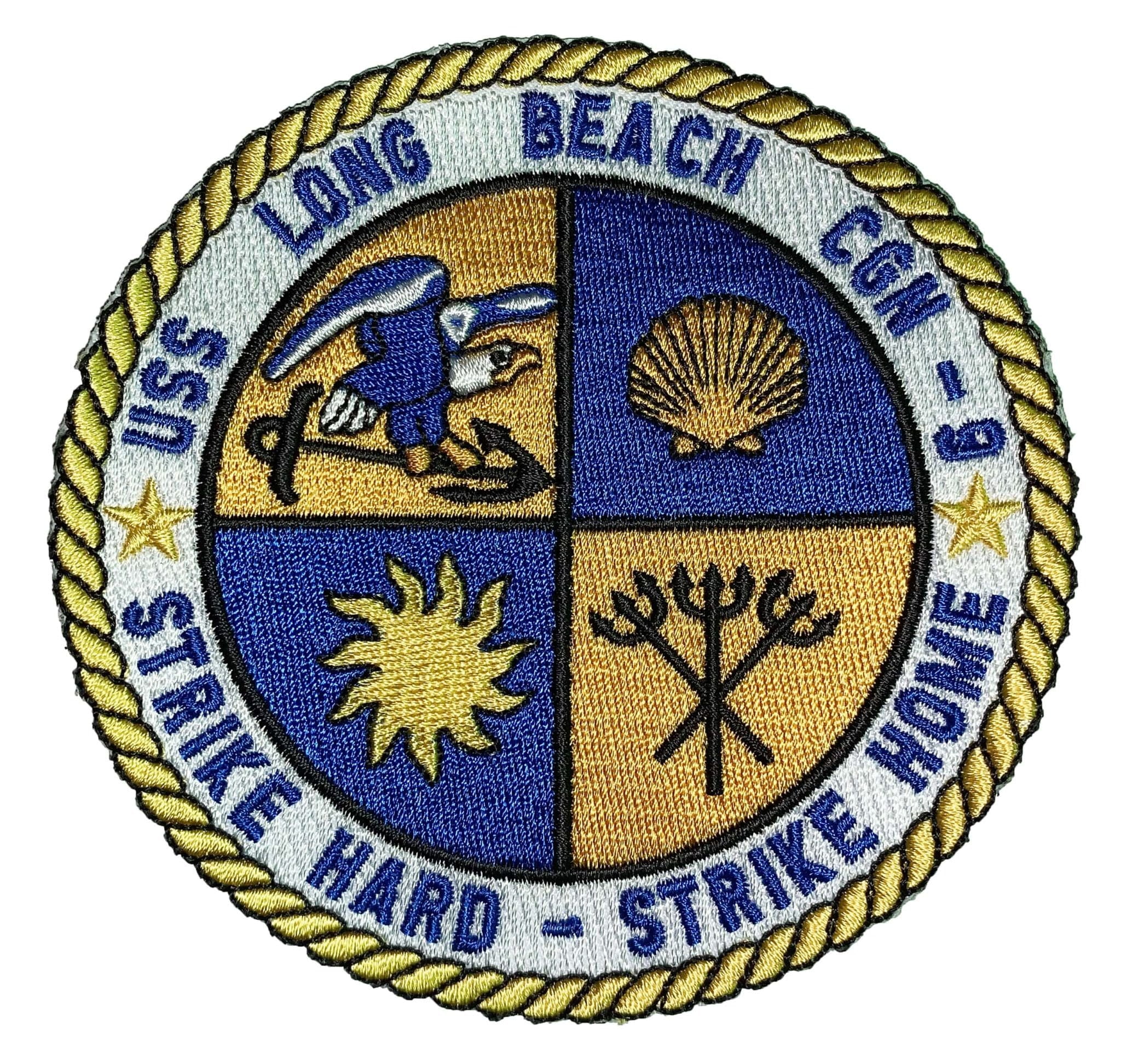 USS Long Beach CGN-9 Patch – Hook and Loop, 4.5" - Walmart.com