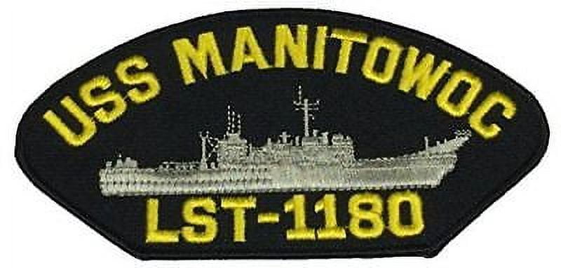 USS MANITOWOC LST-1180 PATCH NAVY SHIP NEWPORT CLASS TANK LANDING ...